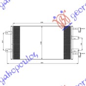 HLADNJAK KLIME 2.5 CDTi – DCi (69×39) RENAULT TRAFIC (2002-2006) (OEM: 91168188, 8200019382)