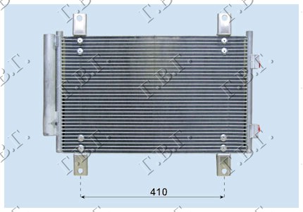 HLADNJAK KLIME BEN-DIZ (53.7x34x16) 04-06 CITROEN JUMPER (2002-2006) (OEM: 6455.EC, 6455EC)