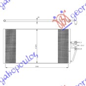 HLADNJAK KLIME 2.0 – 2.5 – 3.0DIZEL (59×32.5 BMW SERIES 5 (E39) (1996-2002) (OEM: 64538375513)