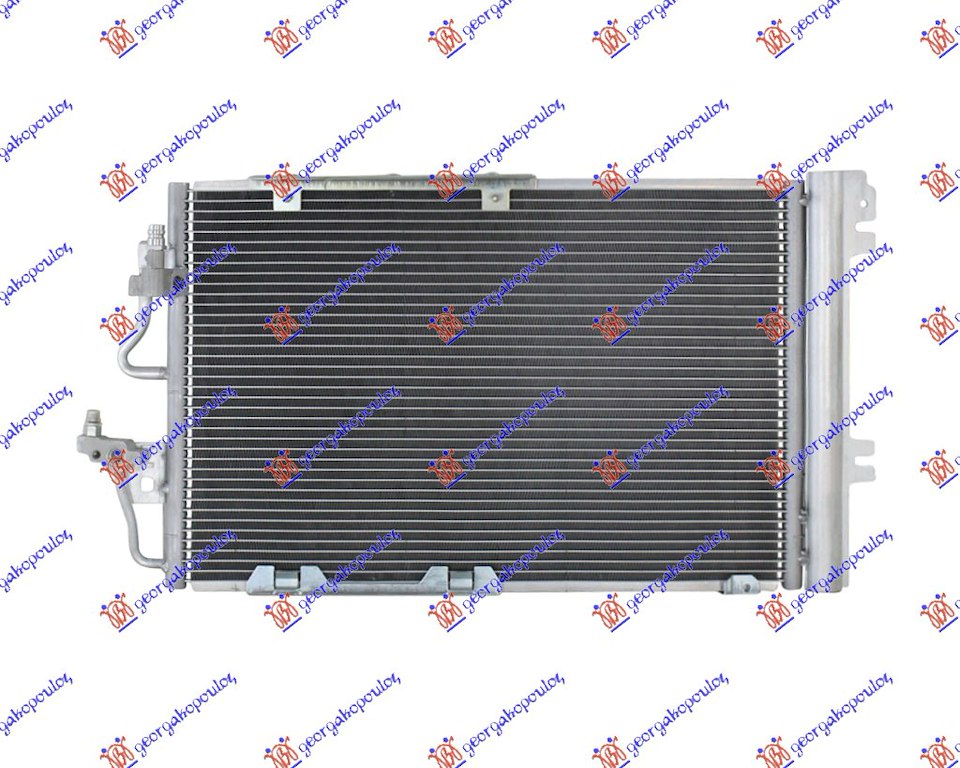 HLADNJAK KLIME 1.8 – 2.2i 16v (55.5×38.2×1.2) OPEL ASTRA H (2004-2010) (OEM: 1850097)