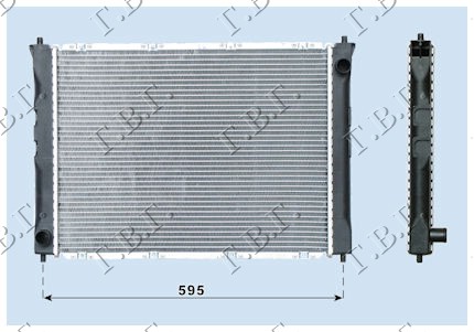 HLADNJAK MOTORA 1.6i16V +A/C (52.2×40) ROVER 214/414 (1993-1995) (OEM: 1330F5, 1330S5, 1330S8)