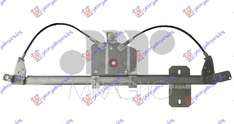 PODIZAC PREDNJEG PROZORA ELEKTRICNI BEZ MOTORA Leva str. RENAULT CAPTUR (2013-2017) (OEM: 807019225R)