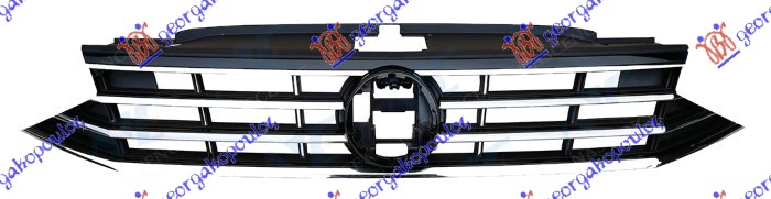 PVC MASKA CRNA HROM LAJSNE VW PASSAT (2019-) (OEM: 3G0853651BKZ, 3G0853651BLBKZ)