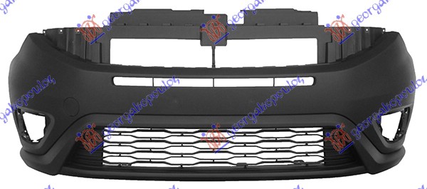 PREDNJI BRANIK CRNI (JEDNODELNI) FIAT DOBLO (2015-) (OEM: 735615285)