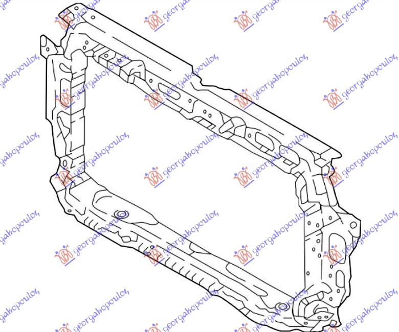 VEZNI LIM KIA RIO H/B (2017-2020) (OEM: 64101-H9000, 64101H8000, 64101H9000)