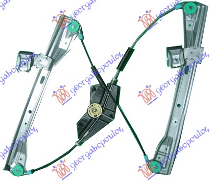 PODIZAC PREDNJEG PROZORA ELEKTRICNI BEZ MOTORA Leva str. MERCEDES C CLASS (W204) (2007-2011) (OEM: 2047202479, A2047202479)