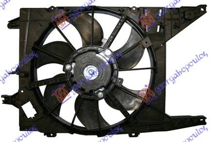 VENTILATOR KOMPLET BENZIN-DIZEL TIP GATE DACIA SANDERO (2008-2012) (OEM: 6001548527, 6001550562)