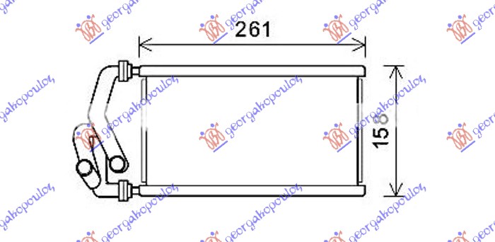 GREJAC KABINE (BR) (130x250x26) HONDA CR-V (2007-2010) (OEM: 79110SNAA01)