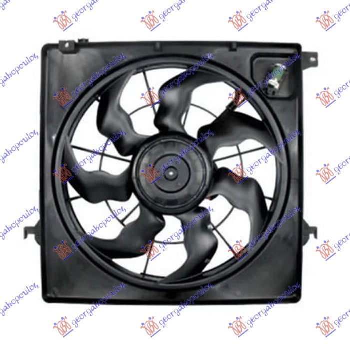 VENTILATOR KOMPLET (JEDAN) BENZIN-DIZEL 460MM 3PIN HYUNDAI SANTA FE (2012-2016) (OEM: 25380A1500)