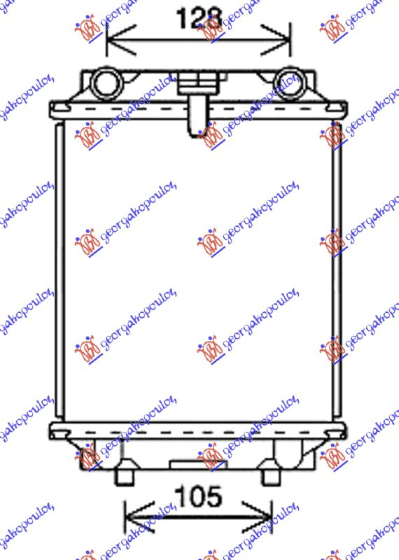 HLADNJAK DODATNI (620 x4 10 x26) SKODA SUPERB (2015-2019) (OEM: 5C0121212, 5Q0121251EK, 5Q0121251FB)