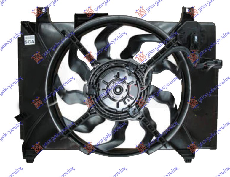 VENTILATOR KOMPLET 1.5 CRDi +A/C HYUNDAI ACCENT SDN (2006-2011) (OEM: 25380-1E350, 253801E350)