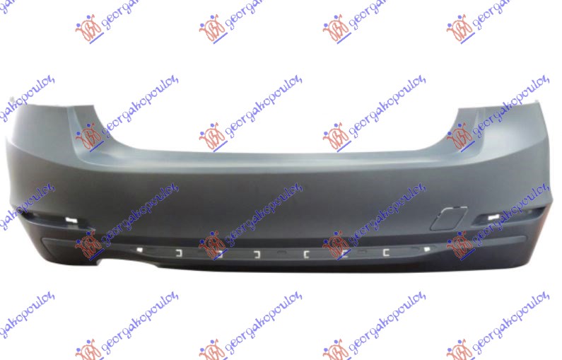 ZADNJI BRANIK PRAJMER (LUX/MODERN/SPORT) (SA/BEZ PDC) 1 DUPLI AUSPUH BMW SERIES 3 (F30/F31) SDN/S.W. (2012-2014) (OEM: 51127312731)