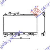 HLADNJAK MOTORA 2.0 – 2.5i – 16V (34×68.5×16)AUTO SUBARU LEGACY/OUTBACK (2004-2010) (OEM: 45111-AG000, 45111-AG001, 45111AG000)