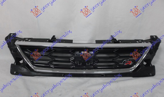 PVC MASKA CRNA KOMPLET (HROM OKVIR) (FR) SEAT LEON (2017-2020) (OEM: 5F0853654J, 5F0853654J9B9, 5F0854643F2ZZ)