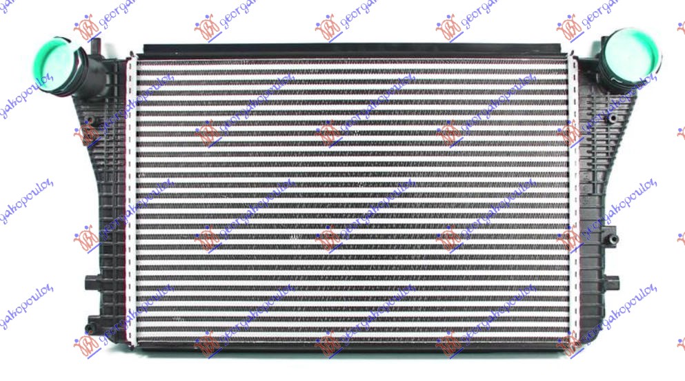 HLADNJAK INTERCOOLER BEN-DIZ(61.5×40.5×32)F70 SKODA OCTAVIA 5 (2004-2008) (OEM: 1K0145803A, 1K0145803CD, 1K0145803E)