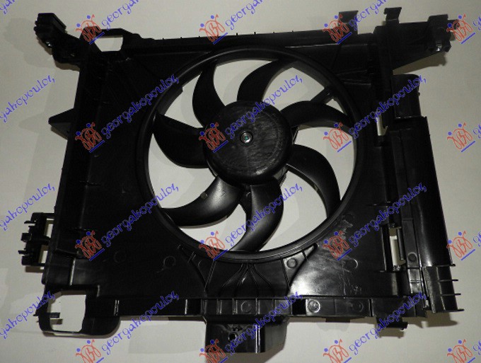 VENTILATOR KOMPLETAN BENZIN – DIZEL (335mm) SMART FORTWO (2007-2012) (OEM: 0002009323, A0002009323)