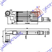 HLADNJAK INTERCOOLER 1.3-1.7CDTi(27.9×12.7×4.6)Z1 OPEL CORSA C (2000-2006) (OEM: 1300410)