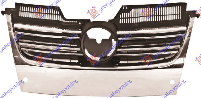 PVC MASKA KOMPLET SA HROM LAJSN. (SENZ.) VW JETTA (2005-2010) (OEM: 1K5853761B)