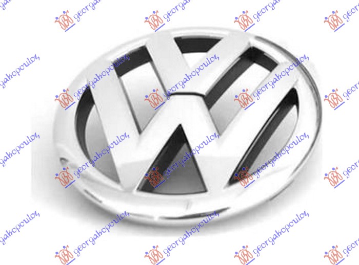 ZNAK PREDNJI (O) VW POLO (2009-2014) (OEM: 6R0853600A)