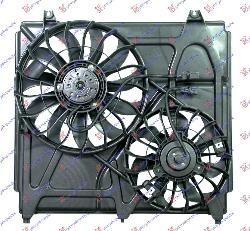 VENTILATOR KOMPLET (DUPLO) BENZIN – DIZEL KIA SORENTO (2002-2009) (OEM: 25380-3E600, 253803E600)