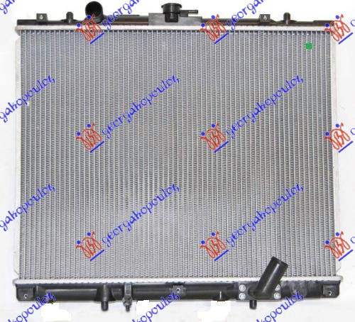 HLADNJAK MOTORA 2.5 T.DIESELEKTRICNI +/ – A/C (50×63.9×36) MITSUBISHI PAJERO (1996-2001) (OEM: MR 571147, MR258668, MR571147)