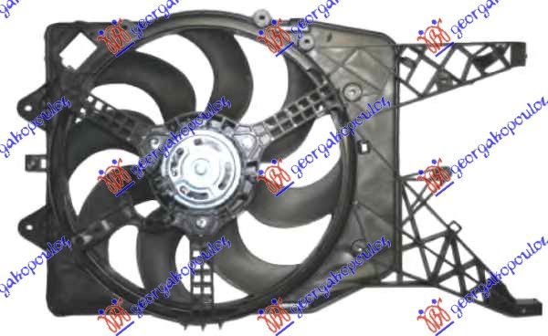 VENTILATOR 1.4-1.6 i16VTURBO-1.3-1.7CDTI OPEL CORSA D (2006-2015) (OEM: 1341398)