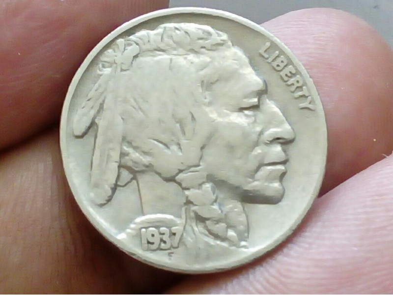 USA, 5 centi 1937