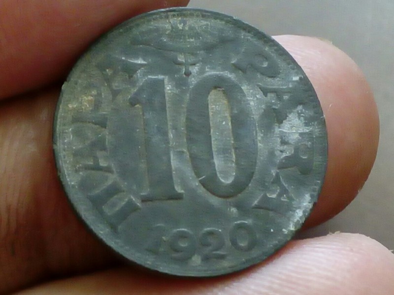 Kraljevina SHS, 10 para 1920