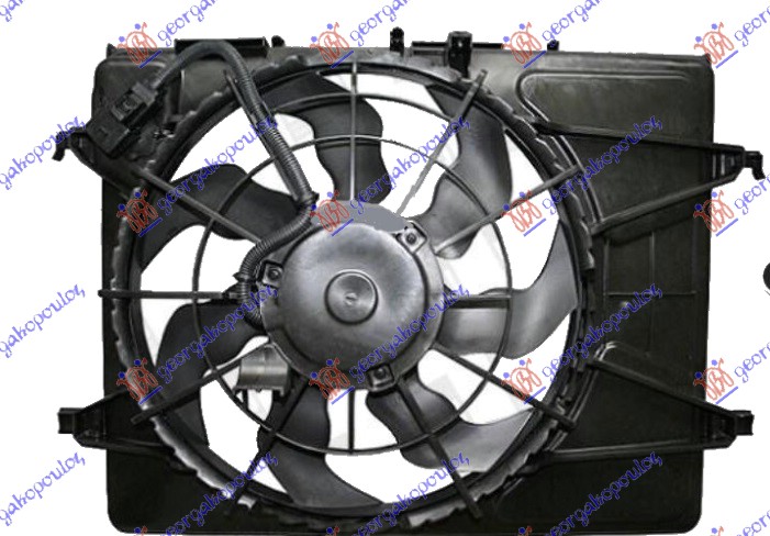 VENTILATOR KOMPLET 1.4 – 1.6 BENZIN (420mm) 3P KIA CEED 5D (2007-2010) (OEM: 25380-2H050, 253802H050)