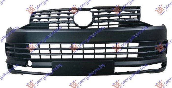 PREDNJI BRANIK CRNI (SA MASKOM) VW TRANSPORTER (T6) (2015-2019) (OEM: 7E0807221D9B9)