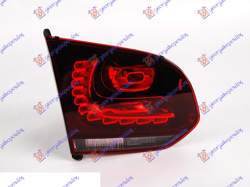 STOP LAMPA UNUTRASNJA ZATAMNJENA LED (R – GTI) Leva str. VW GOLF VI (2008-2013) (OEM: 5K0945093AJ, 5K0945093P)