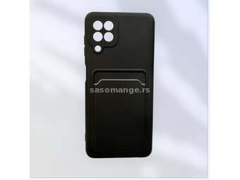 Maska Color Card za Samsung A22 4G crna