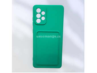 Maska Color Card za Samsung A72 mint