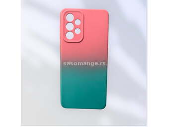 Maska Double Color za Samsung A33 roze-mint