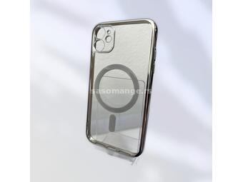 Maska Magnetic Connection za iPhone 11 srebrna