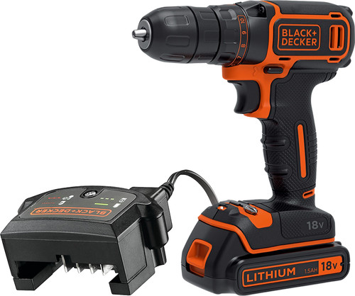 Black & Decker aku bušilica BDCDC18-QW, 18V/1.5Ah