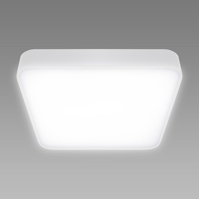 Plafonjera Totem square 50cm LED bela
