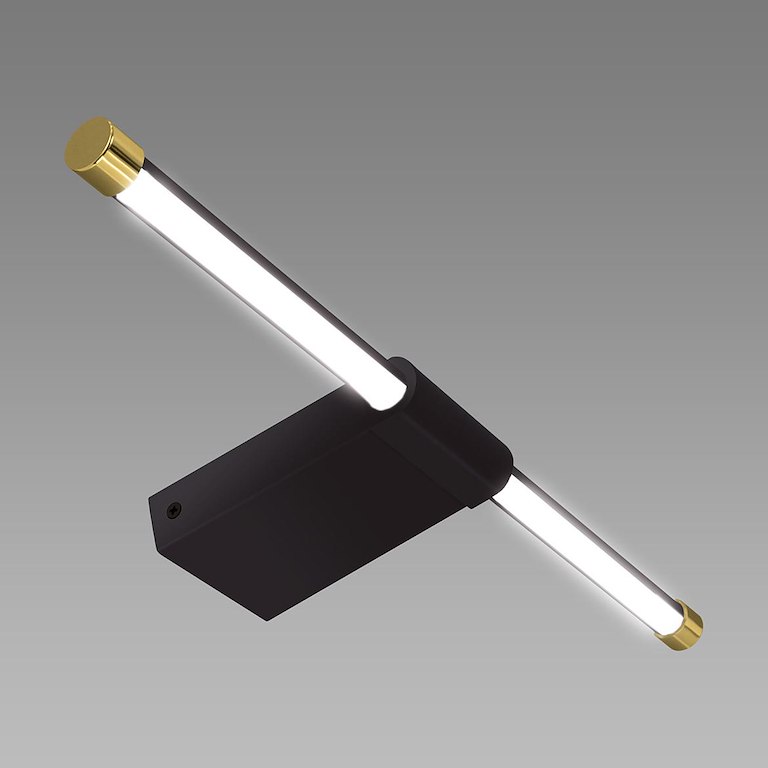 Zidna lampa Paso LED crna 9W