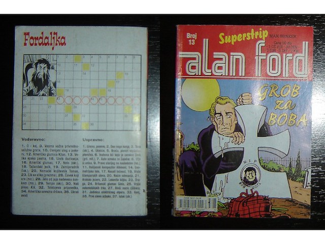 ALAN FORD - Grob za Boba (br.13 / 2004) Novi Sad