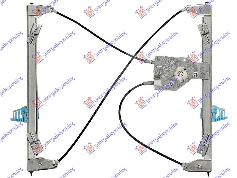 PODIZAC PREDNJEG PROZORA ELEKTRICNI BEZ MOTORA 3VRATA Desna str. CITROEN DS3 (2014-2016) (OEM: 9222FV)