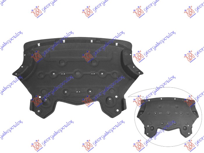 ZASTITA MOTORA PLASTICNA 2.0L 180KW BMW X5 (F15) (2013-2018) (OEM: 51757377130)