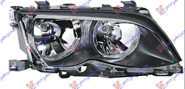 FAR CRNI OKVIR (TYC) Leva str. BMW SERIES 3 (E46) SDN (2002-2005) (OEM: 63126910955)