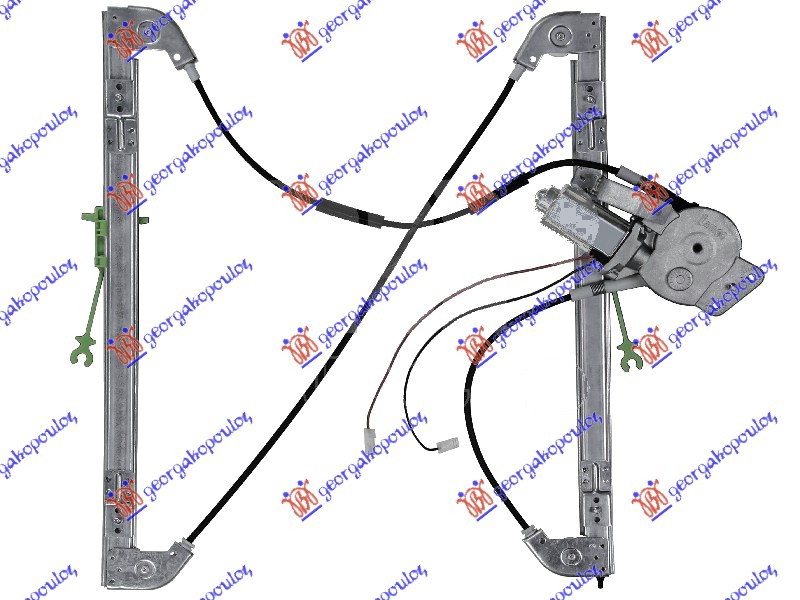 PODIZAC PREDNJEG PROZORA ELEK. (A KVAL) Leva str. BMW SERIES 3 (E46) SDN (2002-2005) (OEM: 51338212097)