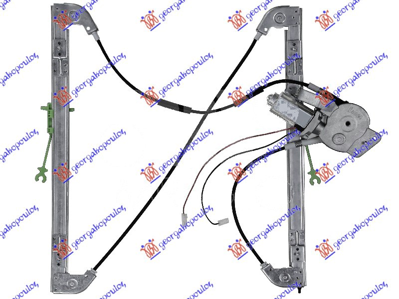 PODIZAC PREDNJEG PROZORA ELEKTRICNI (A KVALITET) Desna str. BMW SERIES 3 (E46) SDN (1999-2002) (OEM: 51338212098)