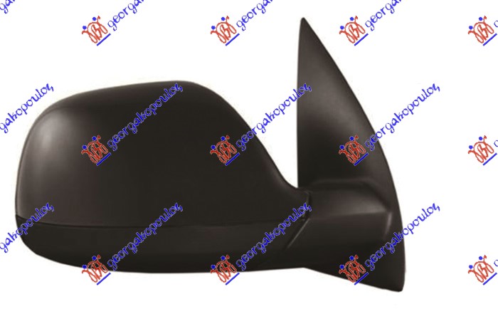 RETROVIZOR MEHANICKI CRNI (CRNI NOSAC) Desna str. VW P/U AMAROK (2010-2016) (OEM: 2H1857508EQ9B9)
