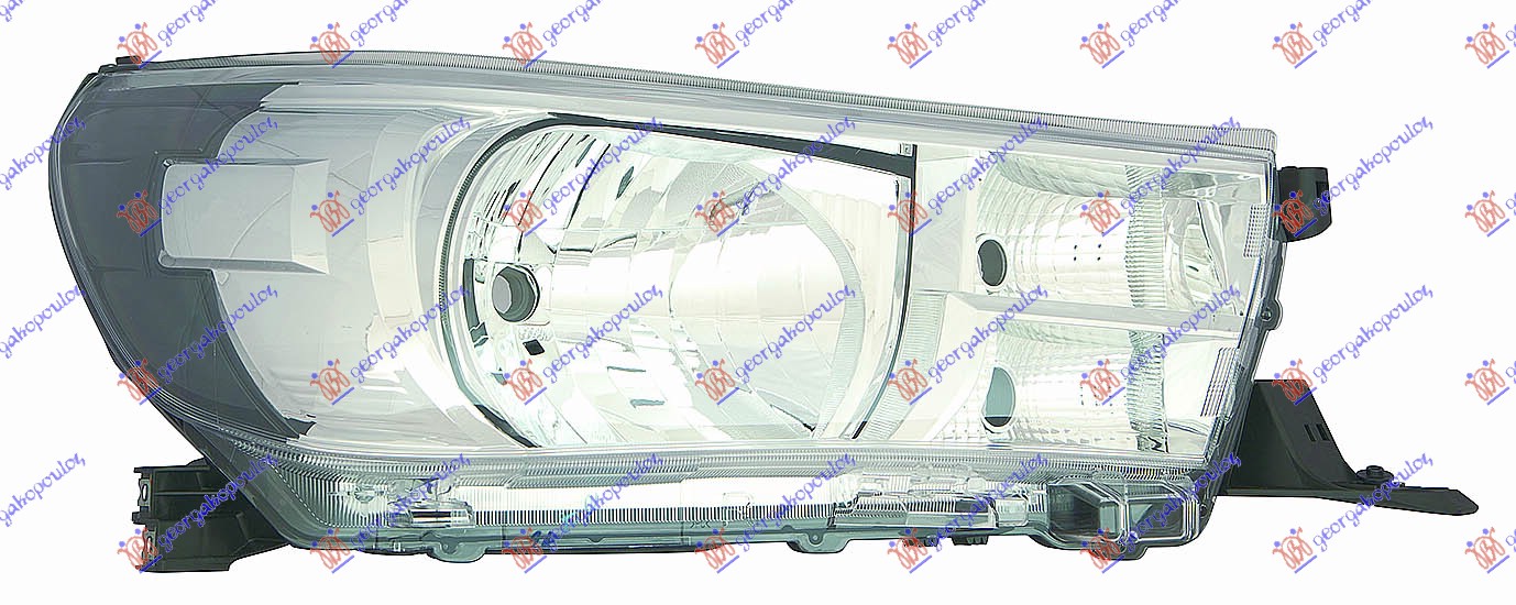 FAR ELEKTRICNI (H4) (DEPO) Desna str. TOYOTA HI-LUX 2WD/4WD (2015-2020) (OEM: 81110-0K690, 811100K690)