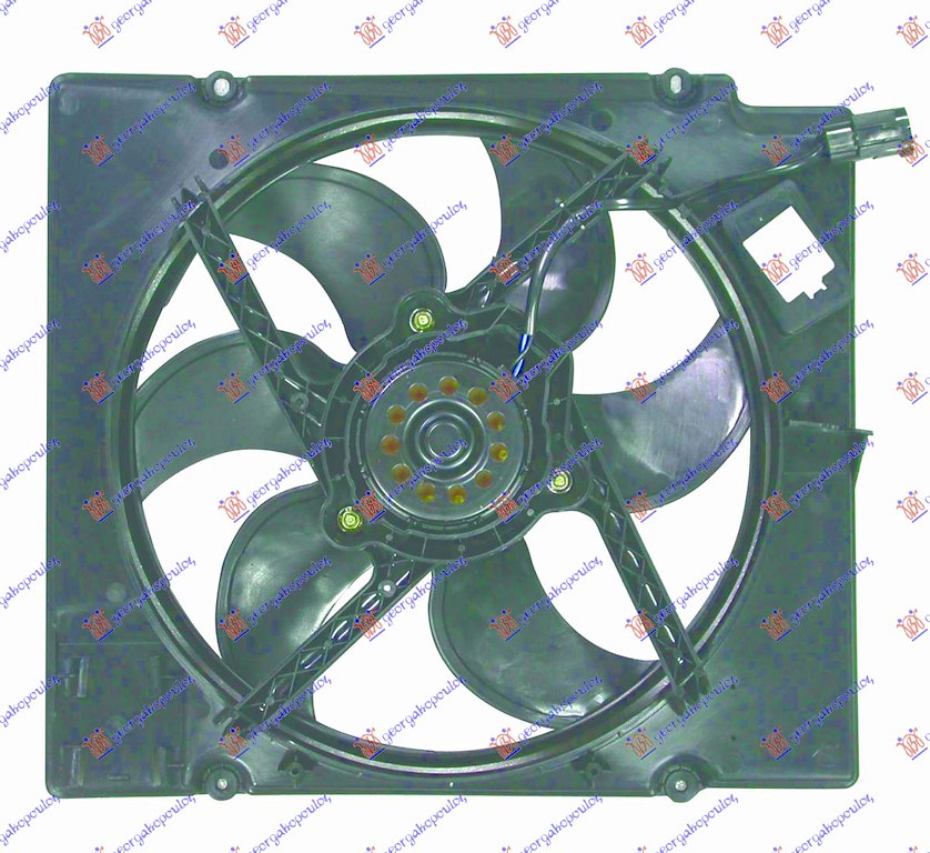 VENTILATOR KOMPLET (+A/C) 1.4 – 1.6 BENZIN RENAULT MEGANE COUPE-CABRIO (1996-1998) (OEM: 7701042683)