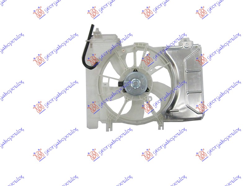 VENTILATOR KOMPLET 1.0 i 12v TOYOTA YARIS (2014-2017) (OEM: 16360-0Q031, 16360-0Q040, 163600Q031)