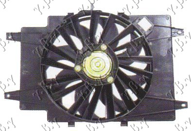 VENTILATOR KOMPLET 2.0i-16VJTS-1.9JTD ALFA ROMEO 147 (2000-2010) (OEM: 46849782)