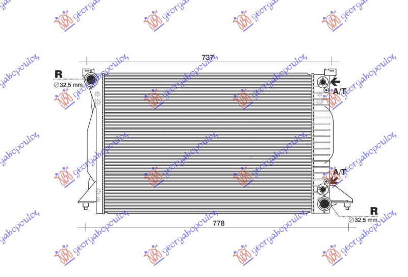 HLAD. MOTORA 2.5 TDI DIZ AUTO (632×399) AUDI A4 (2004-2007) (OEM: 8E0121251K, 8E0121251Q)